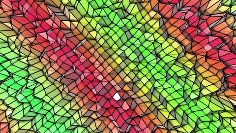 Illustration Style Stained Glass Beautiful Bright Stock Vector (Royalty ...