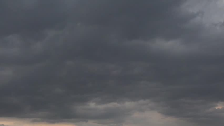The Heavy Gray Clouds That Stock Footage Video (100% Royalty-free ...