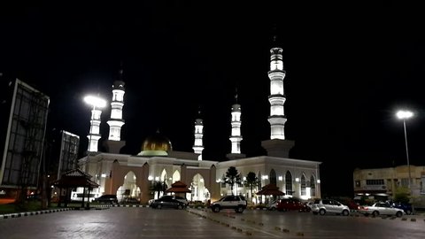 Time Lapse Masjid Ismaili Ismaili Mosque Stock Footage Video (100% ...