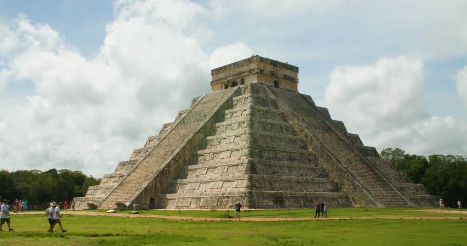 Maya Pyramid in Cancun, Mexico image - Free stock photo - Public Domain ...