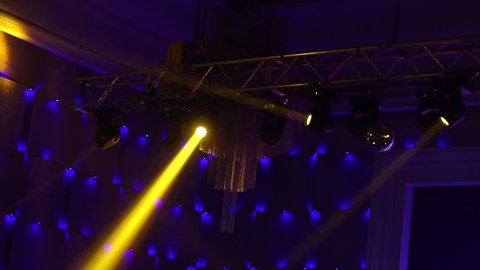 Multicolored Stage Lights Light Show Concert Stock Footage Video (100% ...