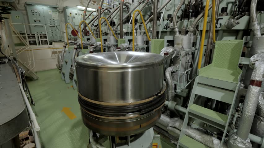 piston near diesel engine ship Stock Footage Video (100% Royalty-free ...