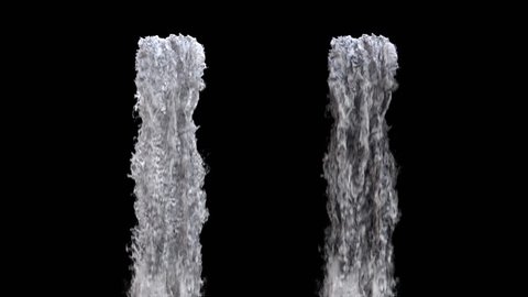 Waterfall Texture Seamless Loop 4k Isolated Stock Footage Video (100% ...