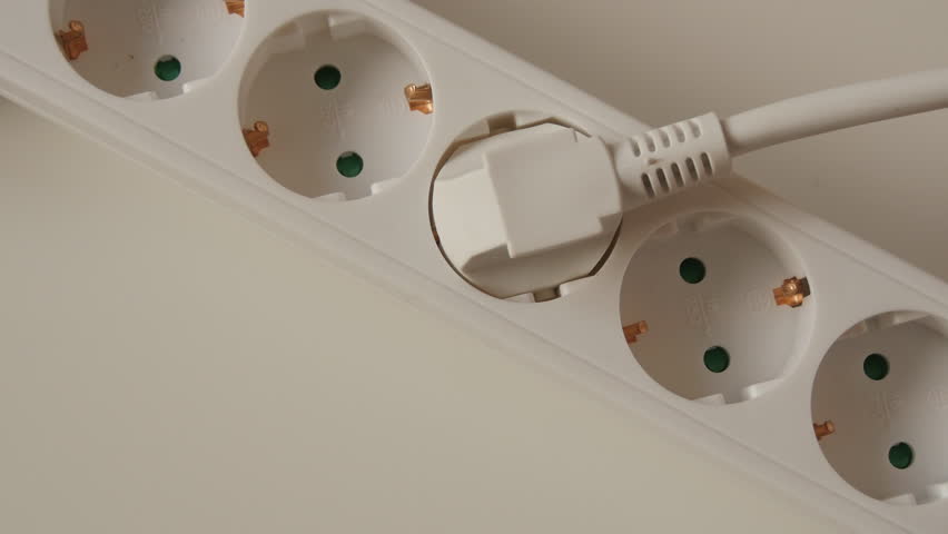 man's hand turns off plug socket Stock Footage Video (100% Royalty-free ...