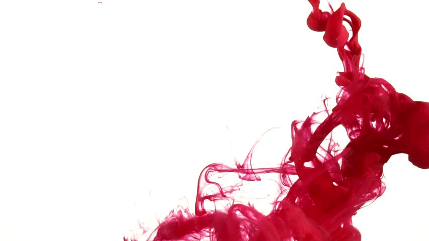 red ink splash water slow motion Stock Footage Video (100% Royalty-free ...
