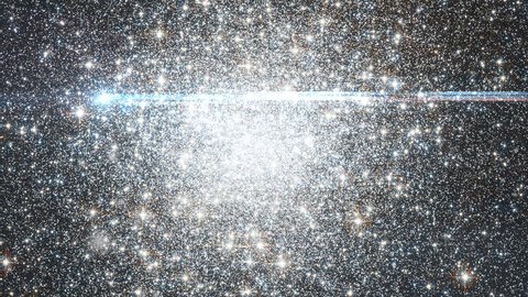 Rotating Elliptical Galaxy Massive Infinite Bright Stock Footage Video ...