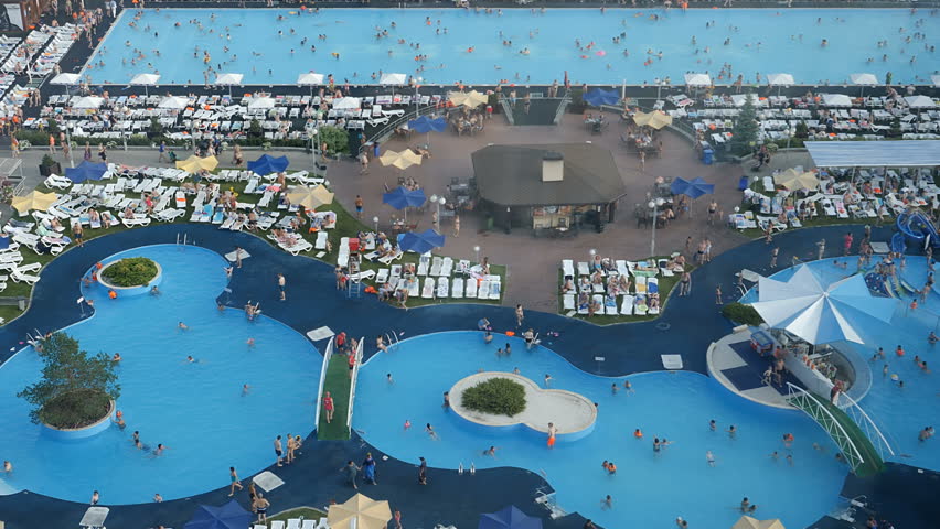 Top View of the Pools Stock Footage Video (100% Royalty-free ...