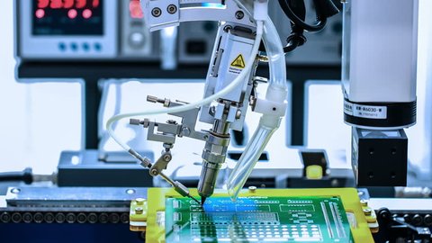 Automated Assembly Linemodern Technology Automation Stock Footage Video ...