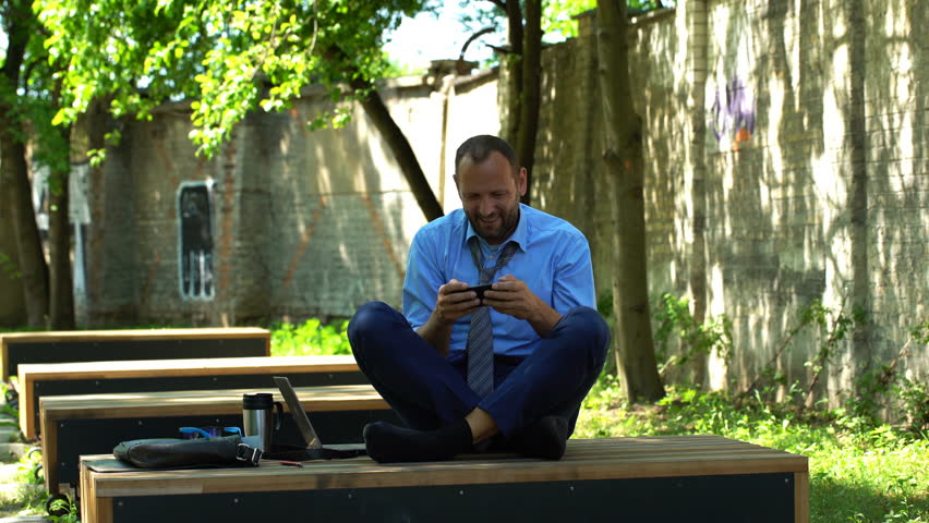 sad man sitting on swing slow Stock Footage Video (100% Royalty-free ...