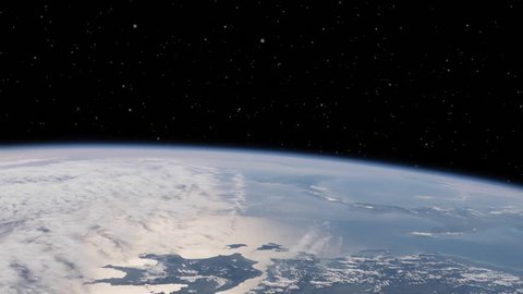 Earth Moon View Space 3d Animation Stock Footage Video (100% Royalty ...