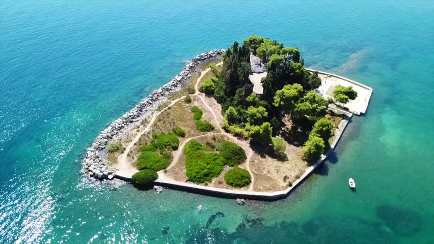 Mouse Island Corfu Stock Video Footage - 4K and HD Video Clips ...
