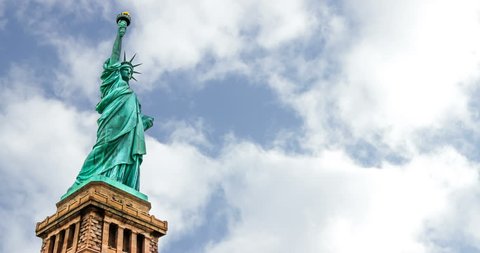 New York Statue Liberty Patriotic Symbol Stock Footage Video (100% ...