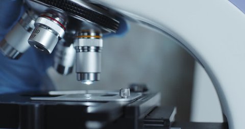 Side View Light Microscope Showing Light Stock Photo 1141638764 ...