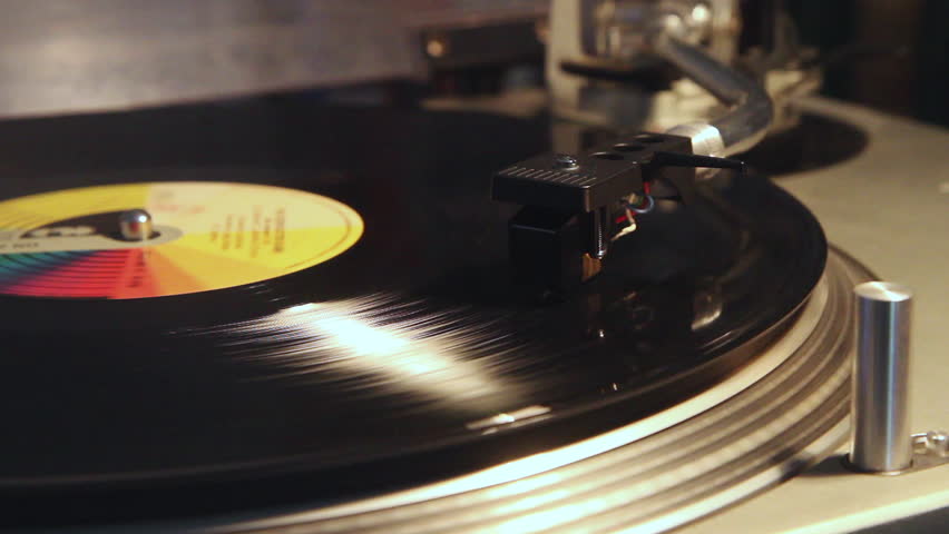 Spinning Vintage Record Player Stock Footage Video (100% Royalty-free ...