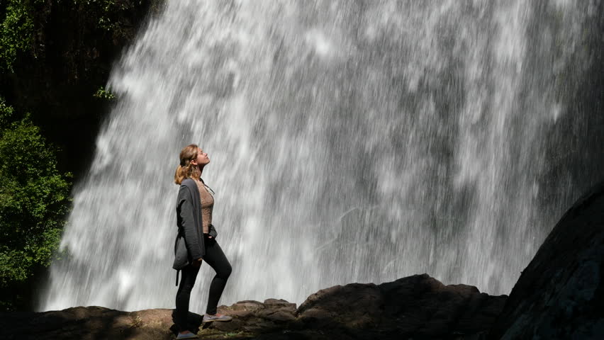 Watching the waterfall image - Free stock photo - Public Domain photo ...