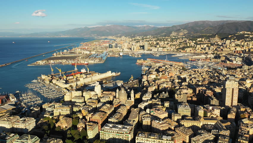 Genova Skyline Stock Video Footage - 4K and HD Video Clips | Shutterstock
