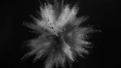 Freeze Motion White Color Powder Exploding Stock Photo (Edit Now) 651645865