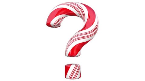 Mint Hard Candy Cane 3d Alphabet Stock Footage Video (100% Royalty-free ...