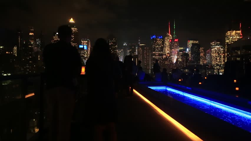 Nyc Rooftop Bar Stock Video Footage - 4K and HD Video Clips | Shutterstock
