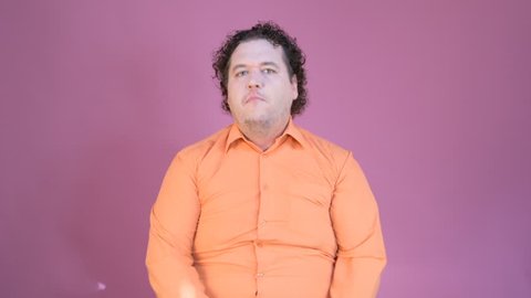 Fat man front view Stock Video Footage - 4K and HD Video Clips ...