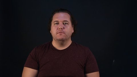 Fat man front view Stock Video Footage - 4K and HD Video Clips ...