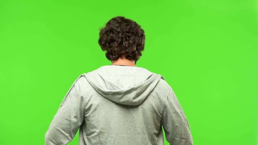 young crazy man looking front against Stock Footage Video (100% Royalty ...