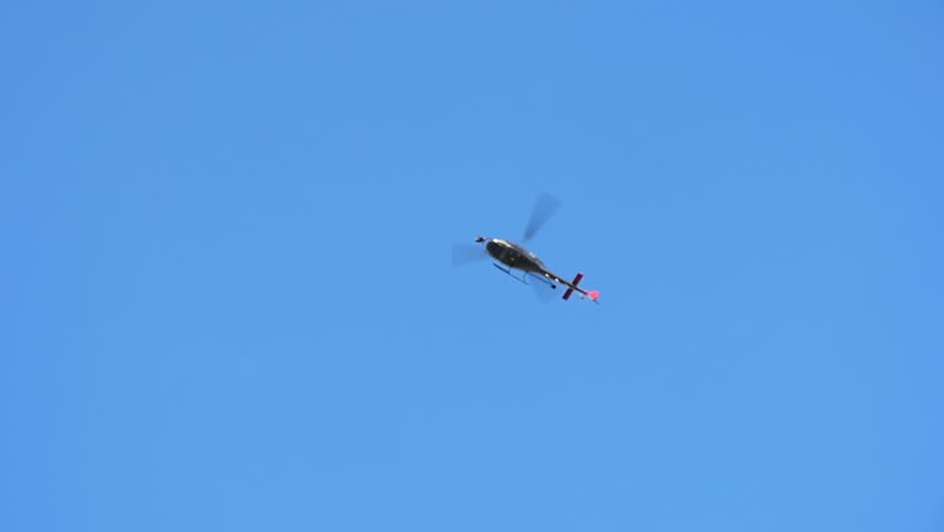 helicopter cine camera gimbal passing above Stock Footage Video (100% ...