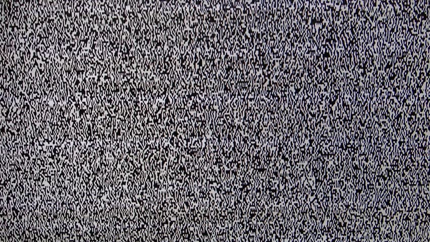 Tv Screen No Signal Static Noise Stock Footage Video (100% Royalty-free ...