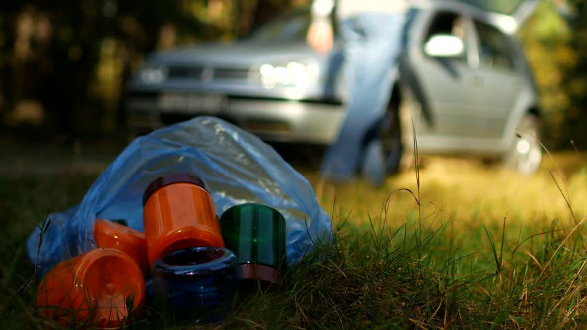 A Package of Garbage with Stock Footage Video (100% Royalty-free ...