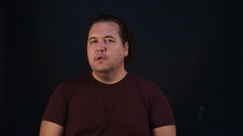 Fat man front view Stock Video Footage - 4K and HD Video Clips ...