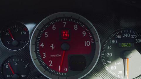 102 Car rev counter Stock Video Footage - 4K and HD Video Clips ...