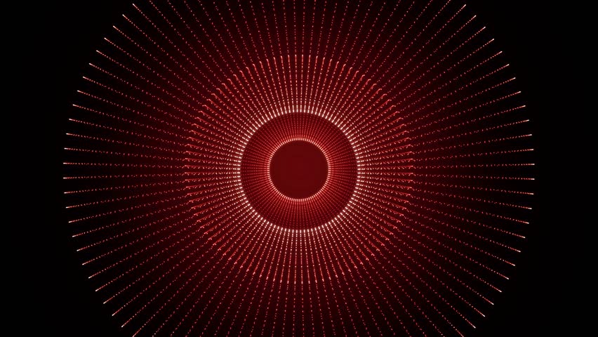 Glowing Abstract Curved Lines. Animation Stock Footage Video (100% ...