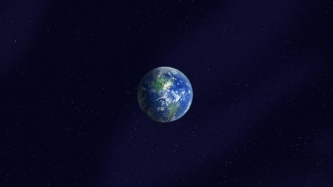 3d simulation moon rotating around earth Stock Footage Video (100% ...