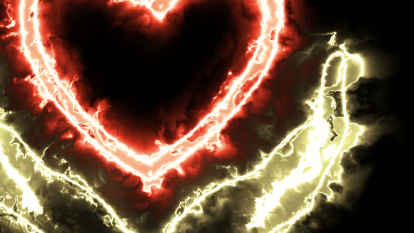 heart hands symbol love colorful aura Stock Footage Video (100% Royalty ...