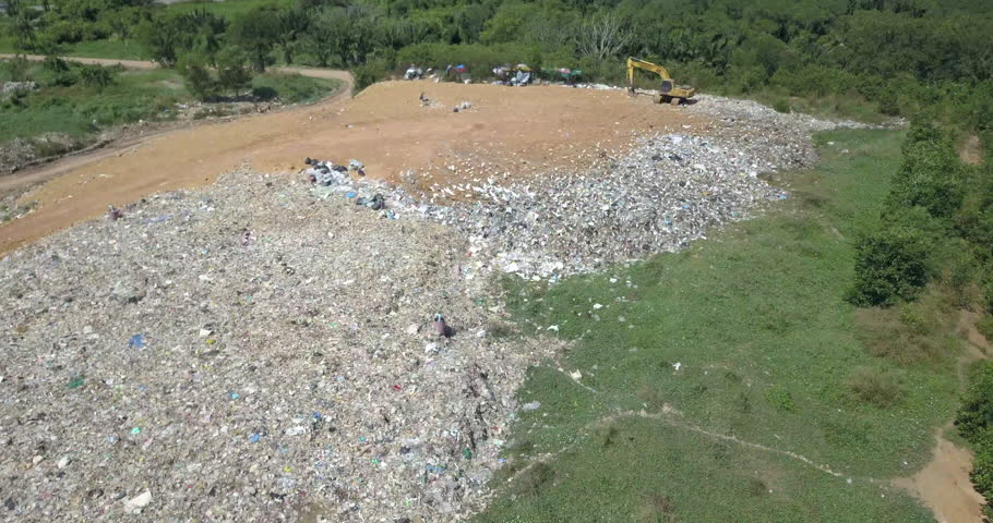 Birds Eye View of Garbage Stock Footage Video (100% Royalty-free ...
