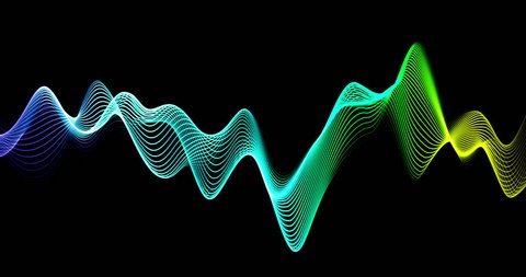Abstract Floating Strings Seamless Loop Stock Footage Video (100% ...
