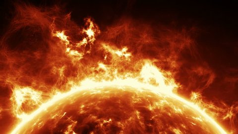 Surface Sun Loop Cycle Stock Footage Video (100% Royalty-free ...