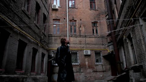 kidnapping scene dark basement two kidnappers Stock Footage Video (100% ...