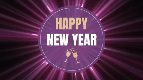 Digitally Generated Vide Purple Rotating Lights Stock Footage Video ...