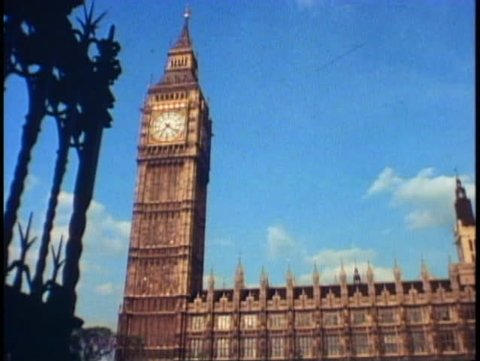 London England 1976 Big Ben Still Stock Footage Video (100% Royalty ...