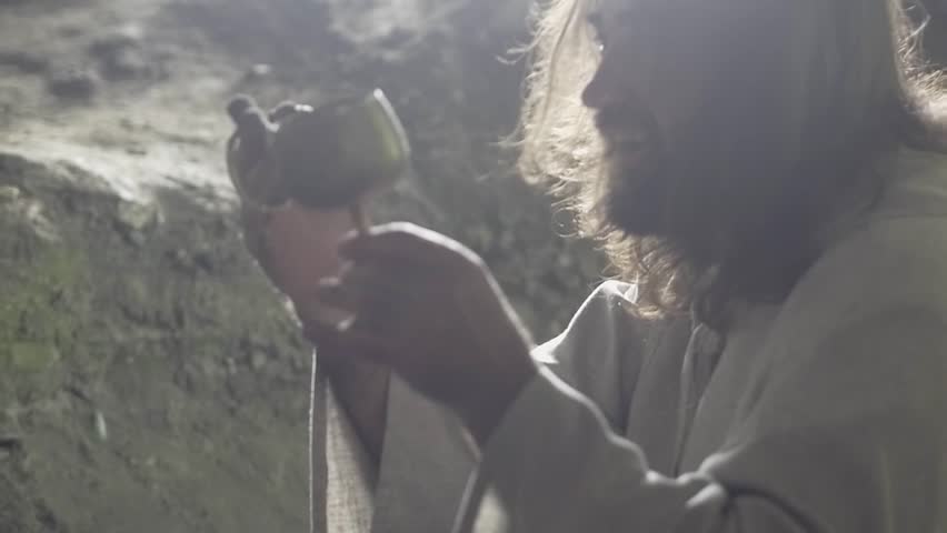 man like jesus christ digging hole Stock Footage Video (100% Royalty ...