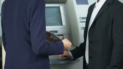 Banker Showing Client On Tablet How Stock Footage Video (100% Royalty ...