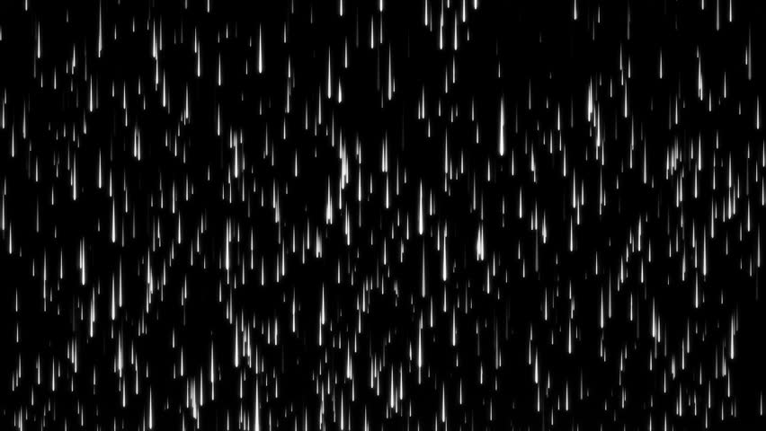 Animated Very Heavy Rainfall On Transparent Stock Footage Video (100% ...