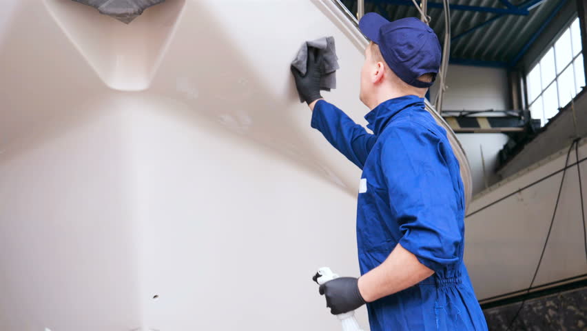 Young Handsome Professional Guy Male Cleaner Stock Footage Video (100% ...