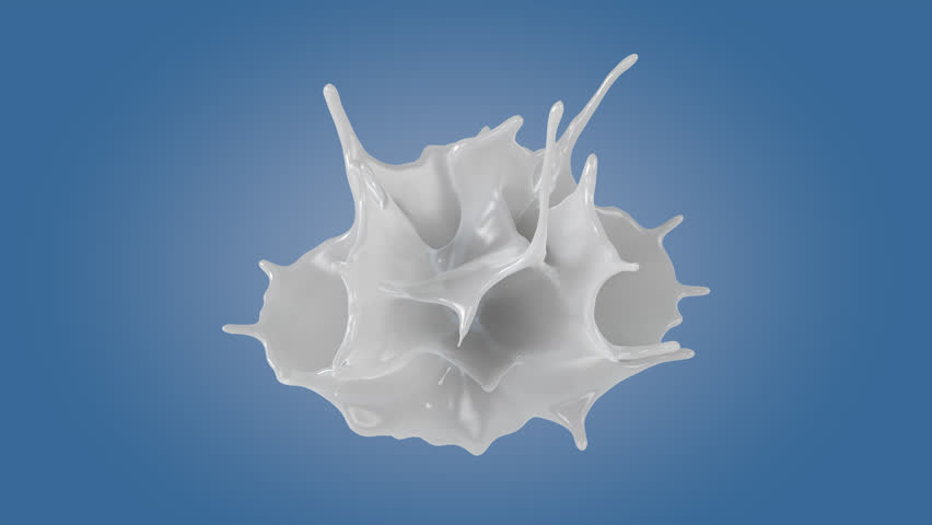 Animation of the Milk Splashing Stock Footage Video (100% Royalty-free ...