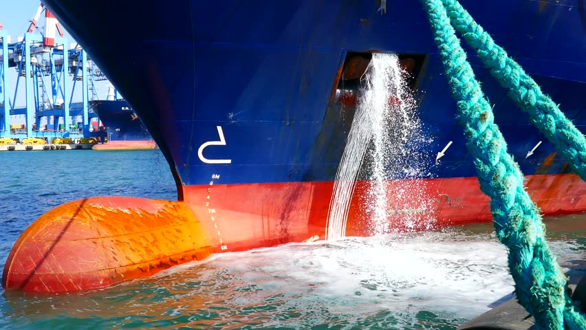 water splashes huge splash mooring rope Stock Footage Video (100% ...