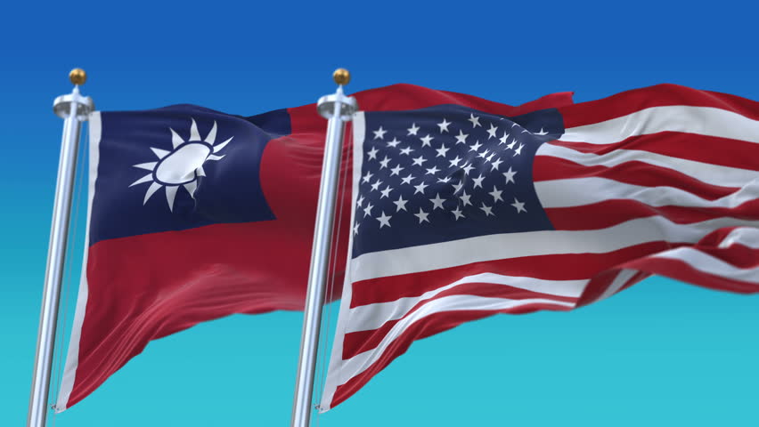 4k Seamless United States America Taiwan Stock Footage Video (100% ...