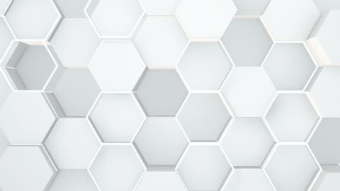 Abstract Hexagon Geometric Surface Loop 1a Stock Footage Video (100% ...