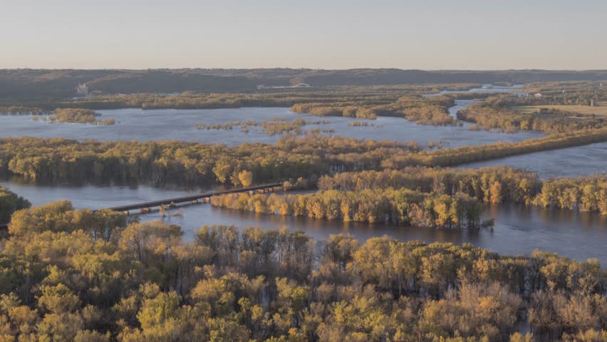 Sunset at Wyalusing at Wyalusing State Park, Wisconsin image - Free ...