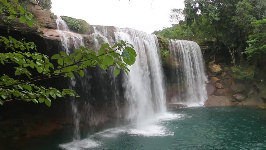 3 Krang shuri waterfall Stock Video Footage - 4K and HD Video Clips ...